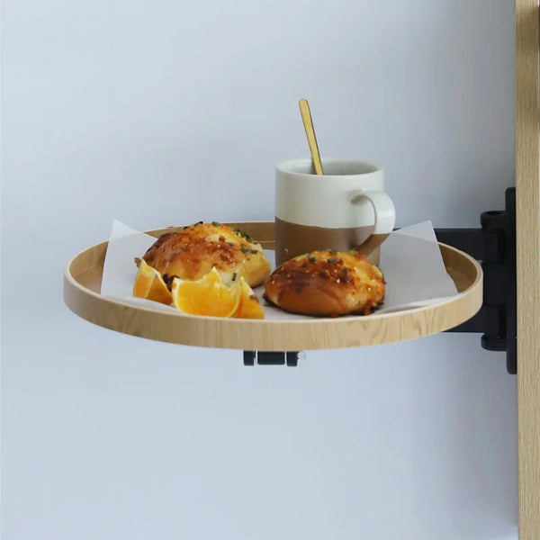 Foldable Wall-Mounted Side Table – Wooden Corner Coffee & Bedside Tabl ...